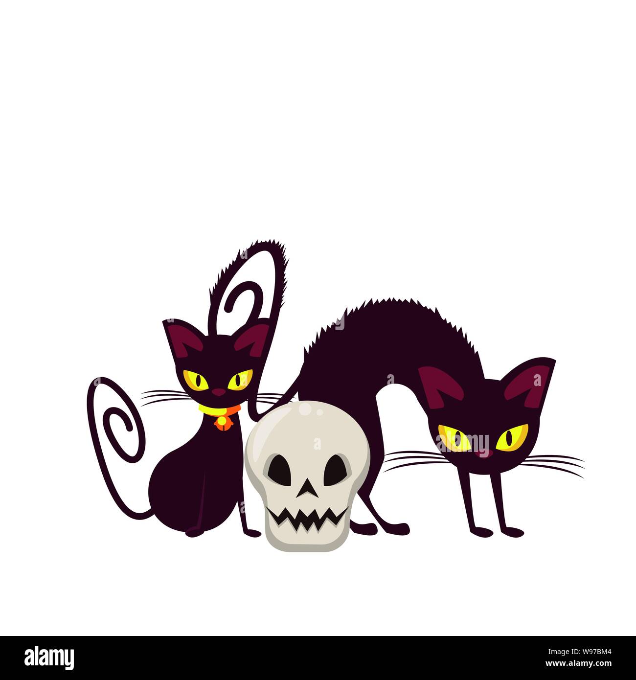 halloween october scary celebration cartoon Stock Vector Image & Art ...