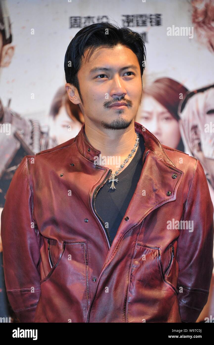 Hong Kong superstar Nicholas Tse is pictured during a premiere ceremony ...