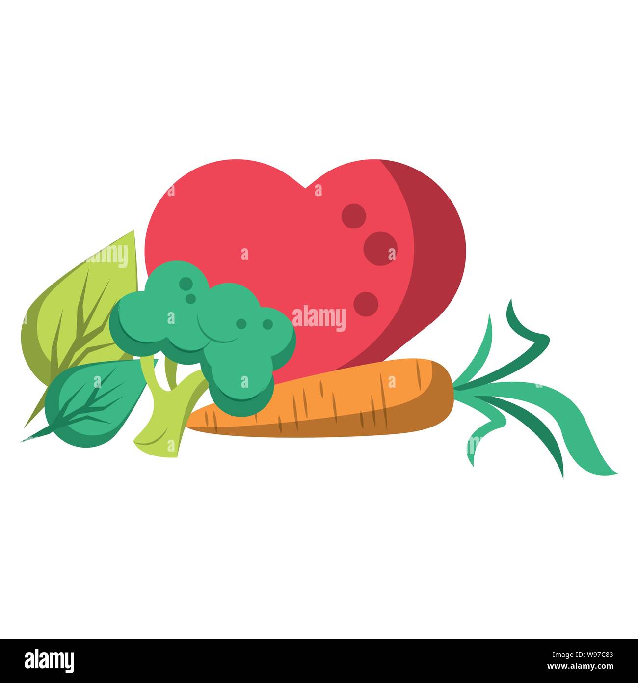healthy diet eating lifestyle cartoon Stock Vector Image & Art - Alamy