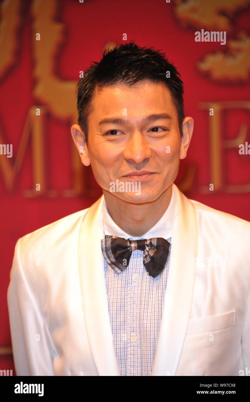 Hong Kong singer and actor Andy Lau is pictured during a celebration ...