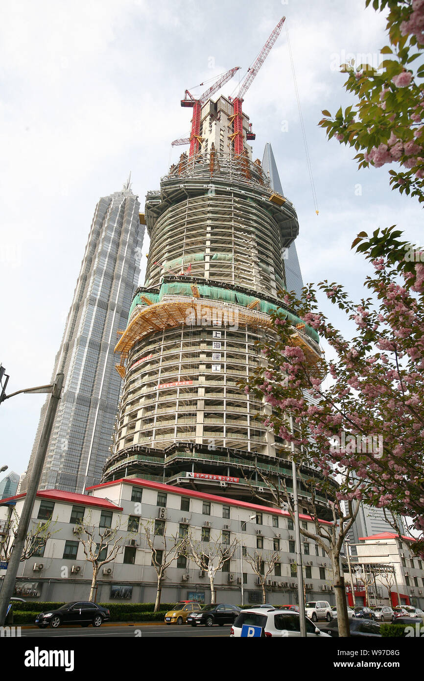 Shanghai World Financial Center Construction