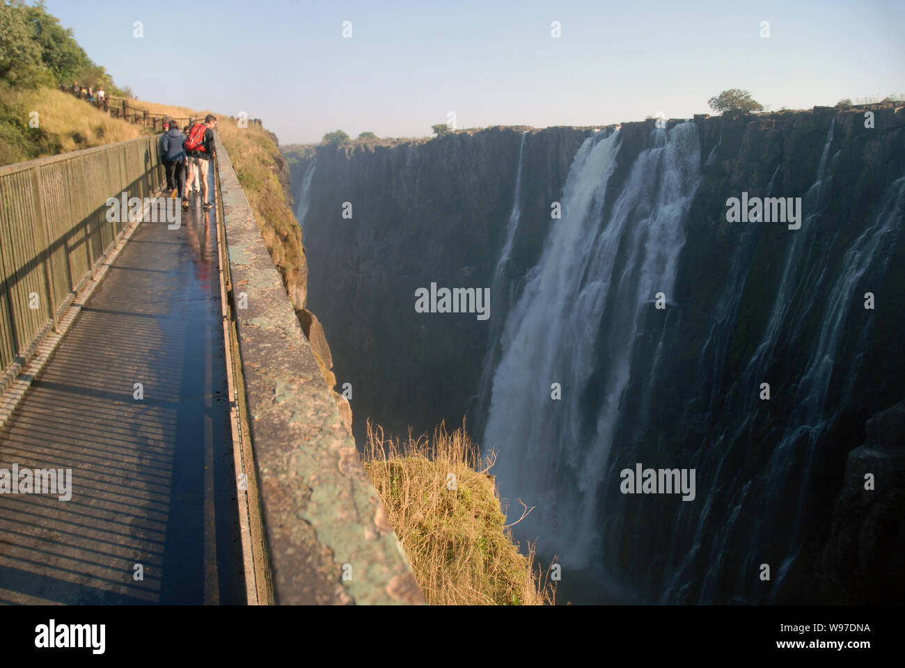 Victoria Falls Waterfall, LIVINGSTONE, ZAMBIA Stock Photo - Alamy