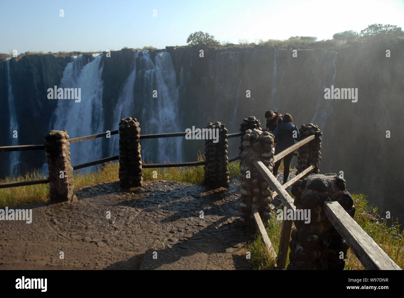 Victoria Falls Waterfall, LIVINGSTONE, ZAMBIA Stock Photo - Alamy