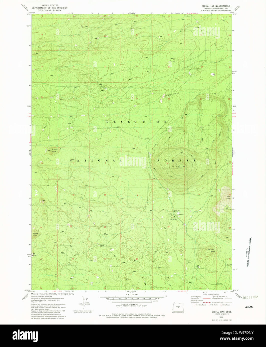 1982 china map hi-res stock photography and images - Alamy