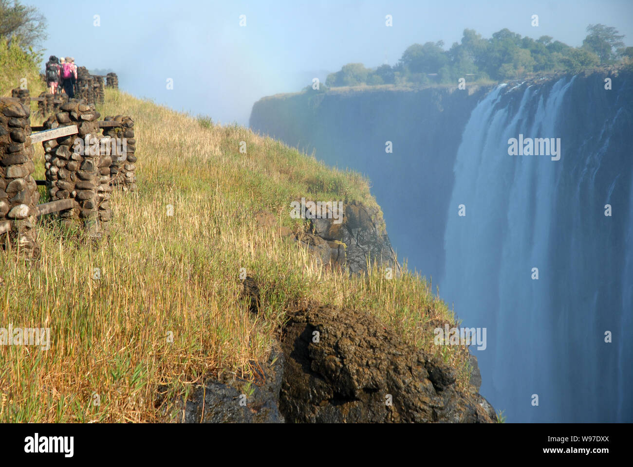 Victoria Falls Waterfall, LIVINGSTONE, ZAMBIA Stock Photo - Alamy