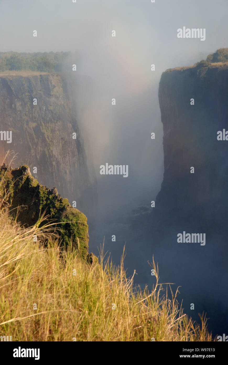 Victoria Falls Waterfall, LIVINGSTONE, ZAMBIA Stock Photo - Alamy