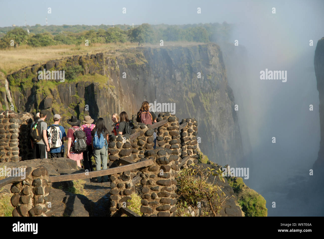 Victoria Falls Waterfall, LIVINGSTONE, ZAMBIA Stock Photo - Alamy
