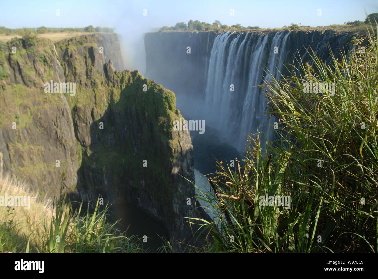 Victoria Falls Waterfall, LIVINGSTONE, ZAMBIA Stock Photo - Alamy