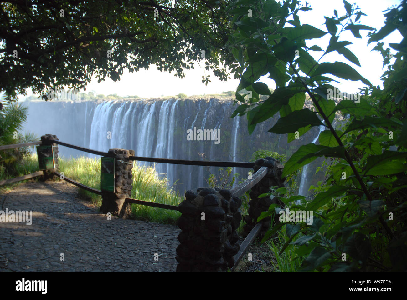 Victoria Falls Waterfall, LIVINGSTONE, ZAMBIA Stock Photo - Alamy