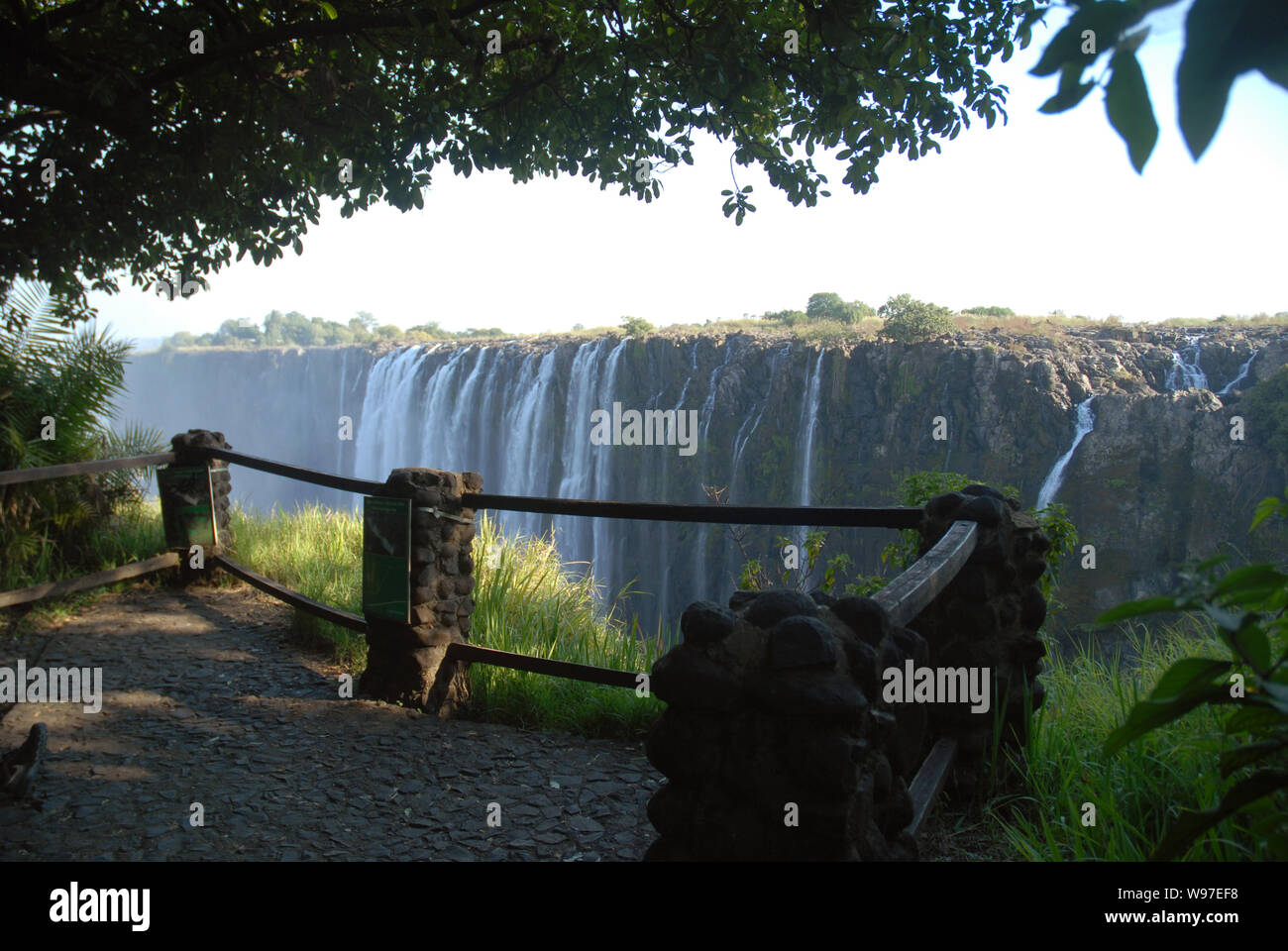 Victoria Falls Waterfall, LIVINGSTONE, ZAMBIA Stock Photo - Alamy