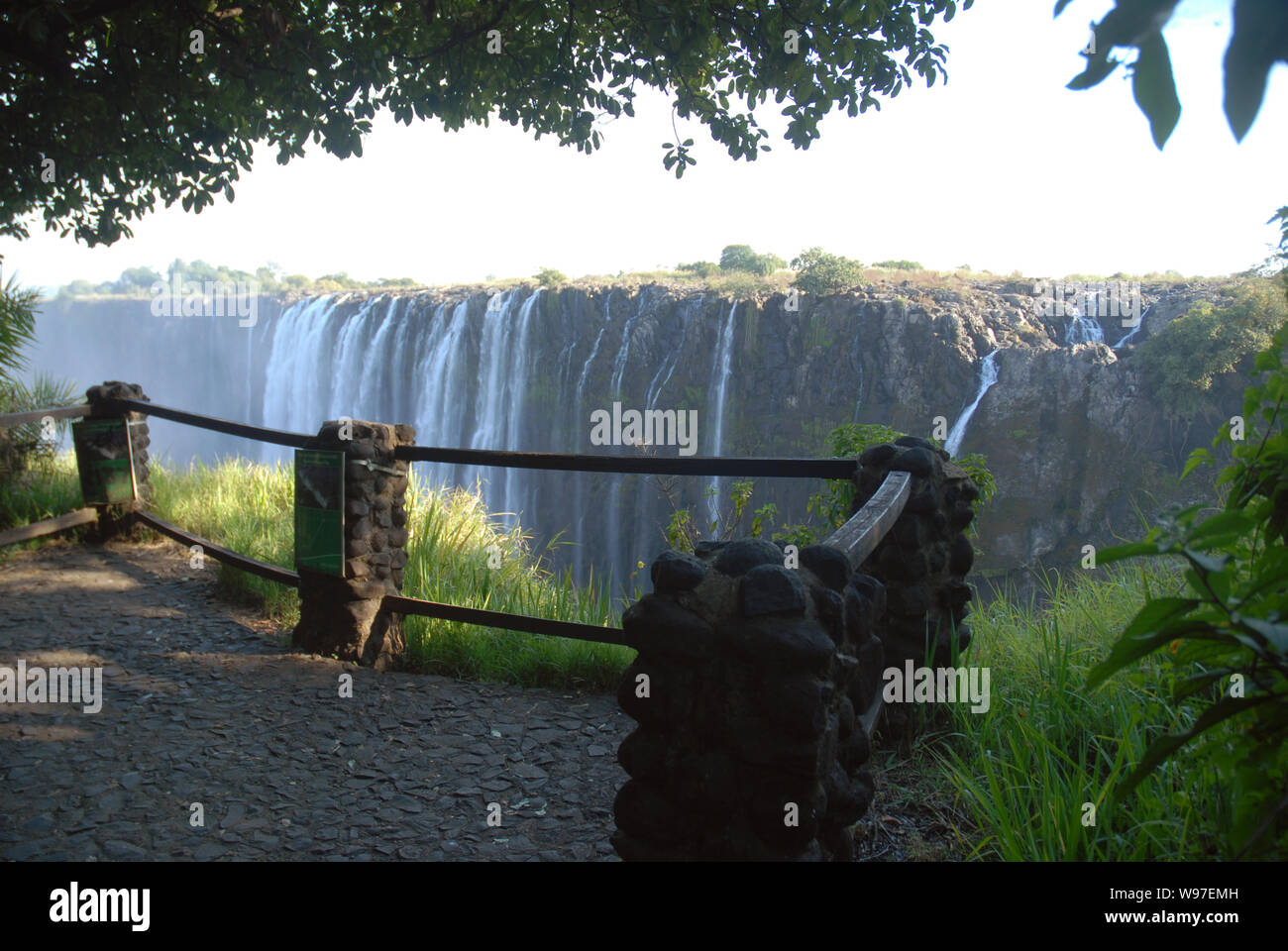 Victoria Falls Waterfall, LIVINGSTONE, ZAMBIA Stock Photo - Alamy