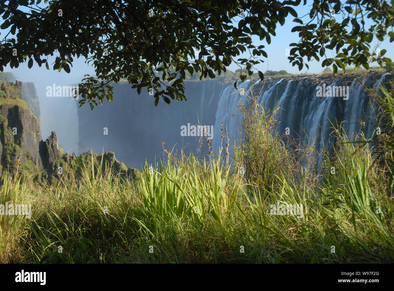 Victoria Falls Waterfall, LIVINGSTONE, ZAMBIA Stock Photo - Alamy