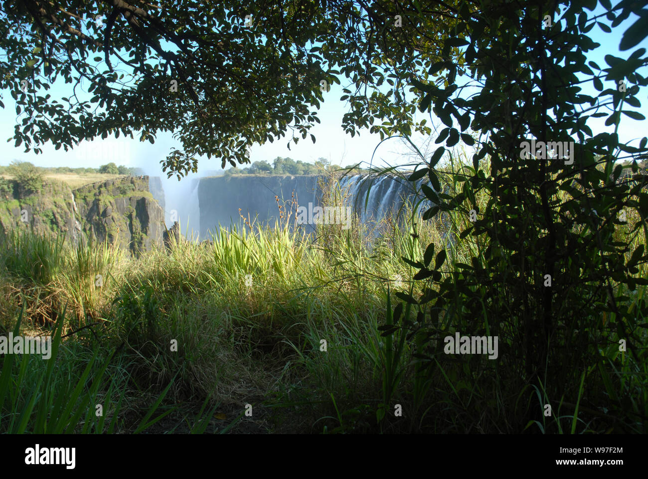 Victoria Falls Waterfall, LIVINGSTONE, ZAMBIA Stock Photo - Alamy