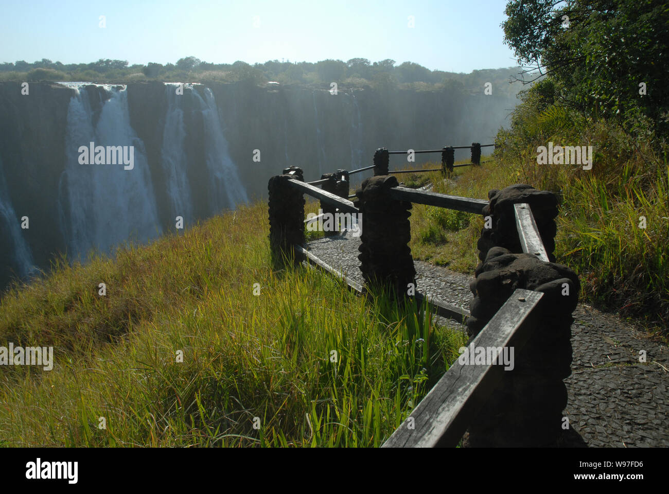 Victoria Falls Waterfall, LIVINGSTONE, ZAMBIA Stock Photo - Alamy