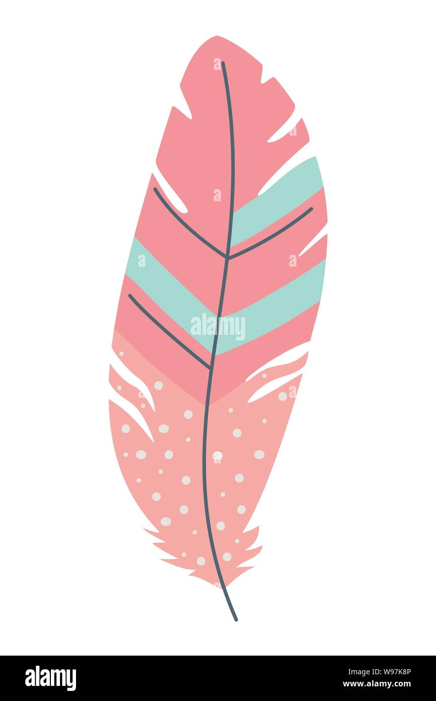 Boho Feather Drawing