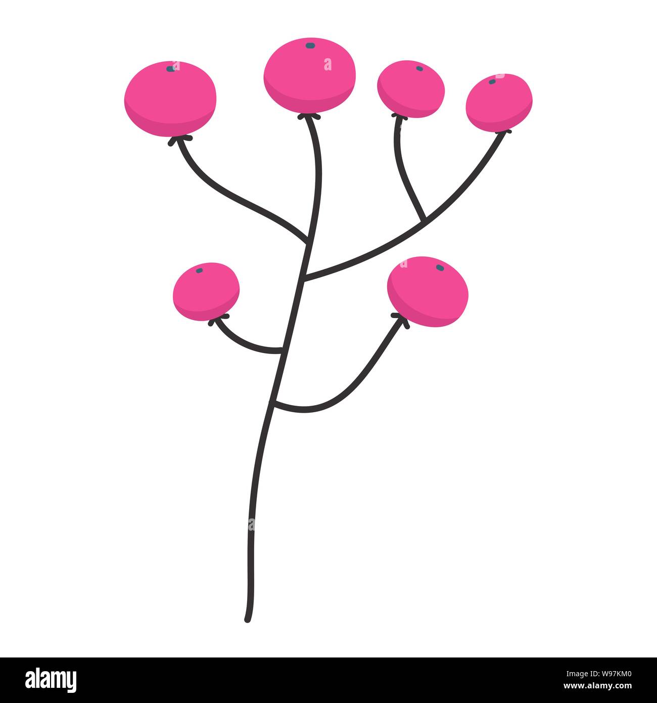 Flower design, floral nature plant ornament garden decoration and ...