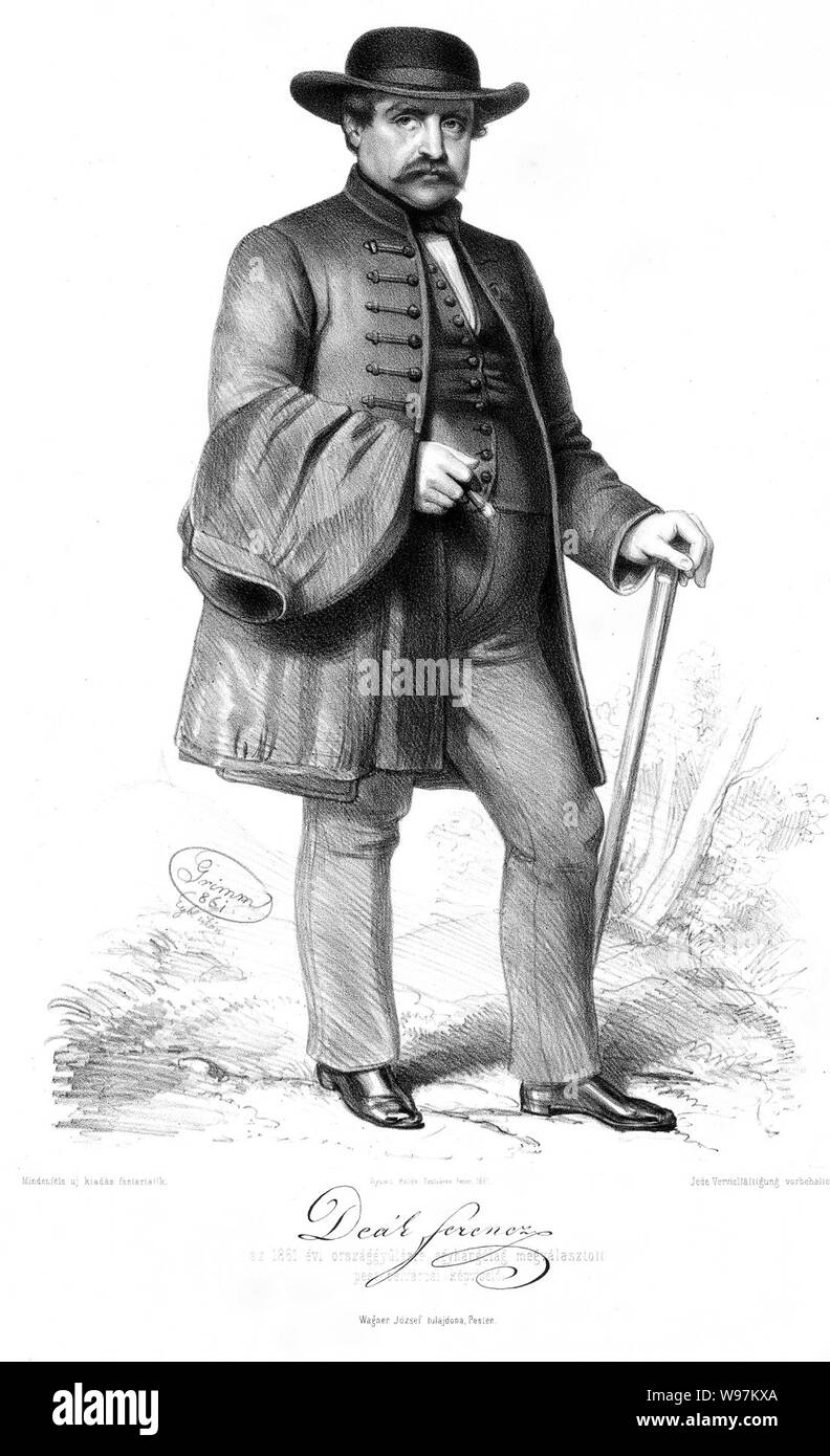 Deák Ferenc Grimm Stock Photo - Alamy