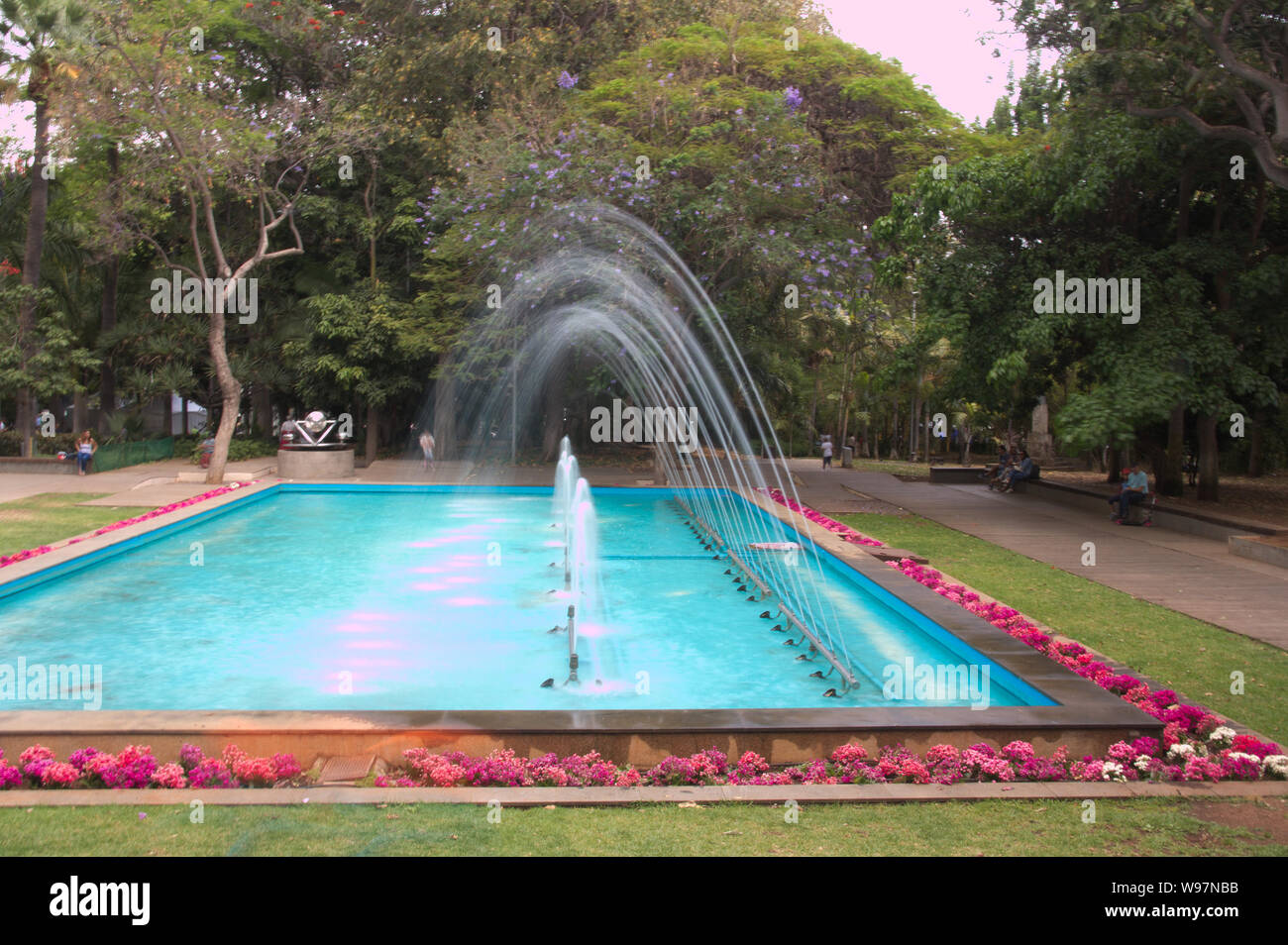 Water jet with clear spring water as drinking water hi-res stock ...