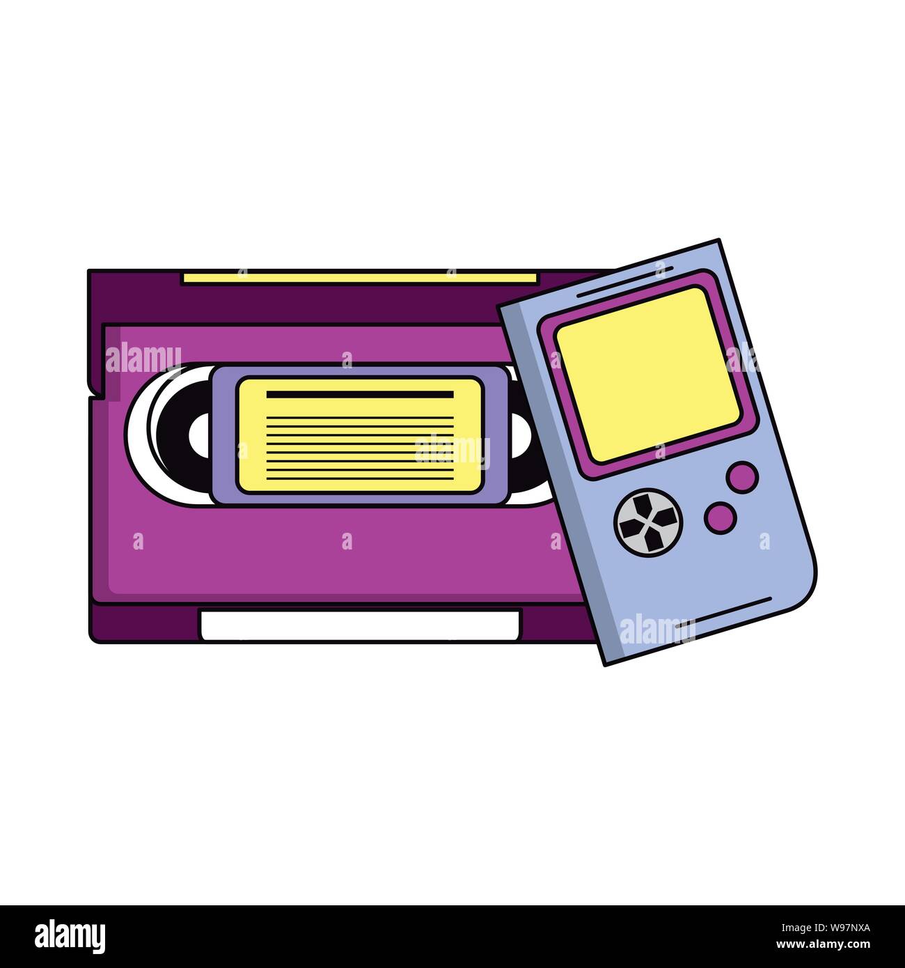 Tetris icon cartoon hi-res stock photography and images - Alamy