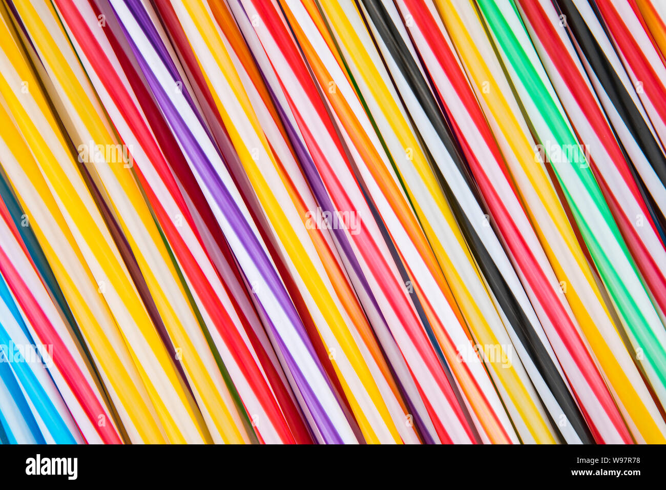 Pattern with candy parallel lines. Food background Stock Photo - Alamy