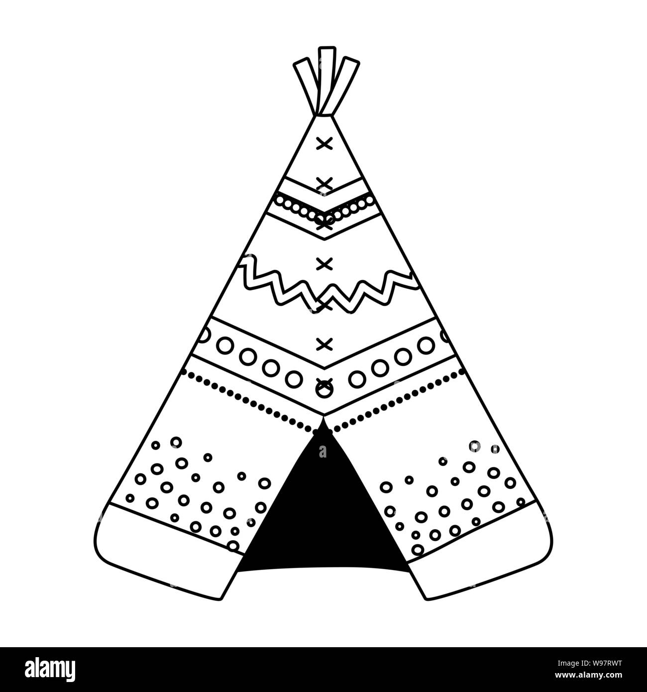 Boho tent Cut Out Stock Images & Pictures - Alamy