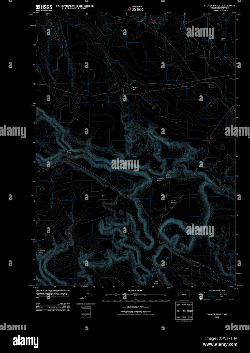Map of swale hi-res stock photography and images - Alamy