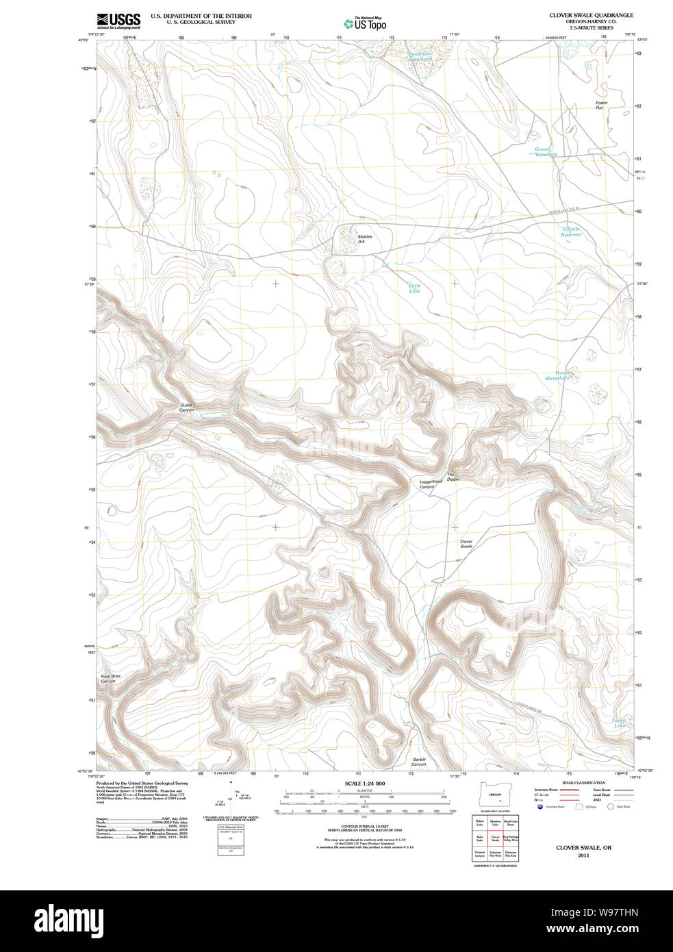 Map of swale hi-res stock photography and images - Alamy