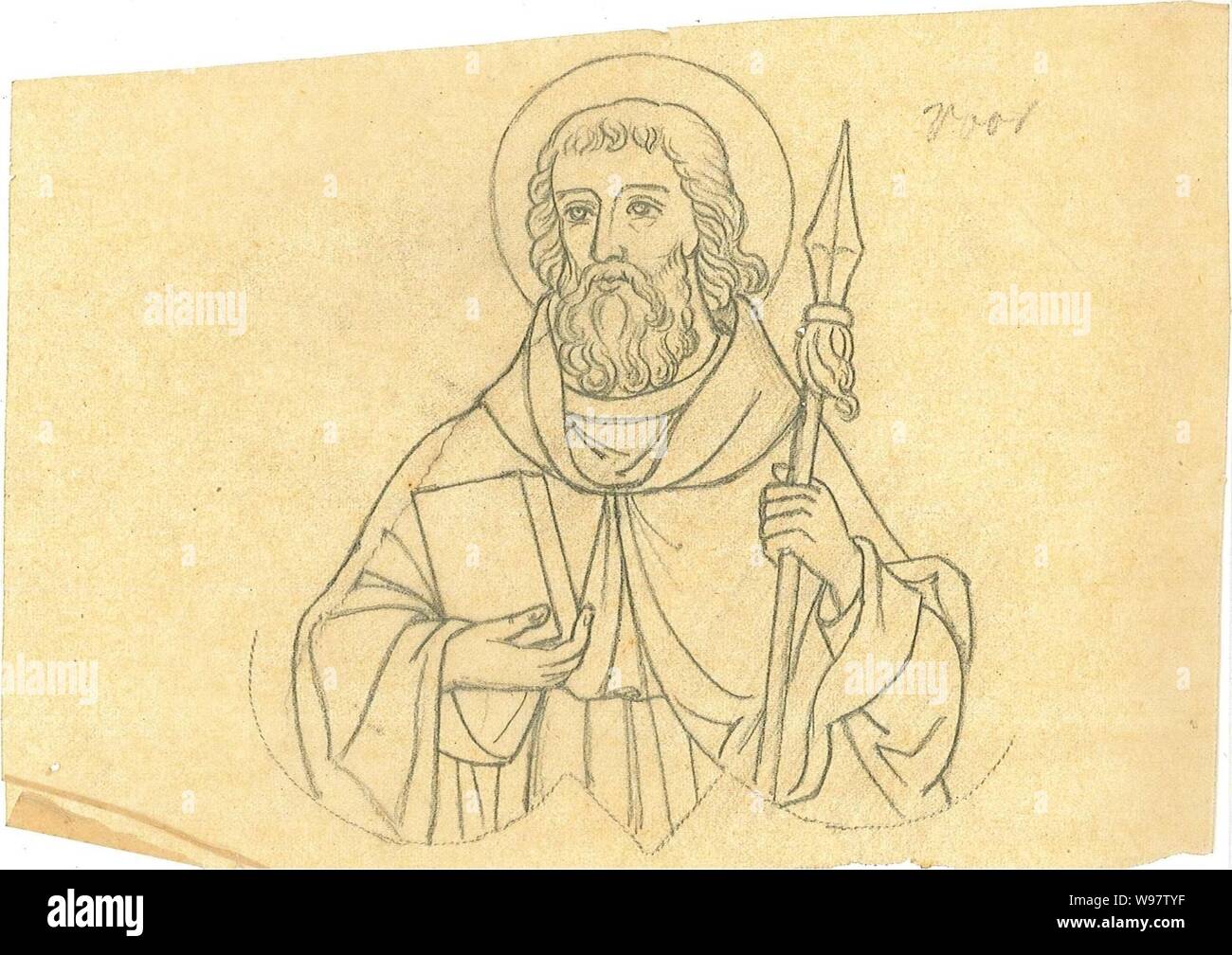 Design for a Saint Thomas the Apostle by Kunstwerkplaatsen Cuypers & Co ...
