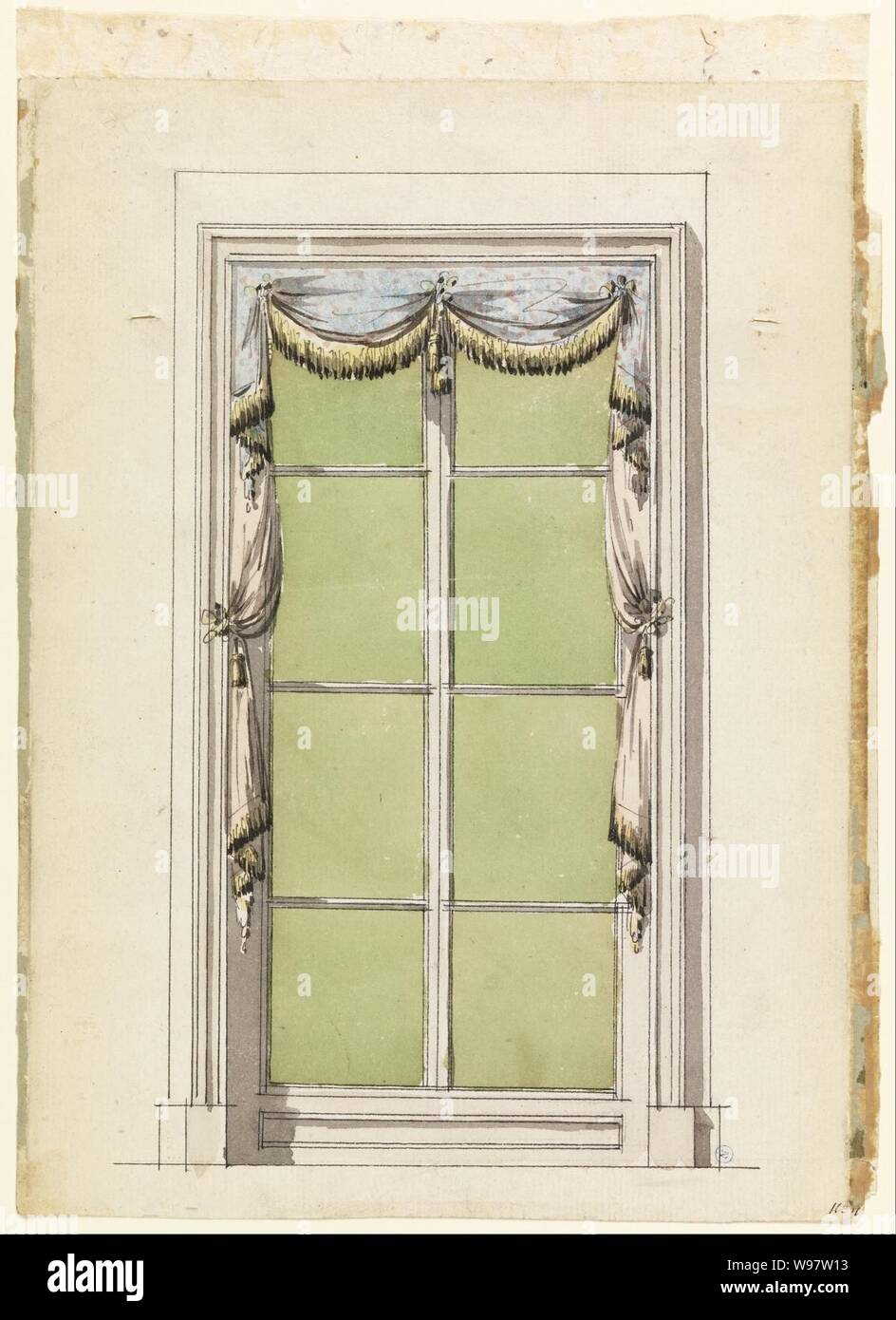 Design for a Window Hanging Stock Photo - Alamy