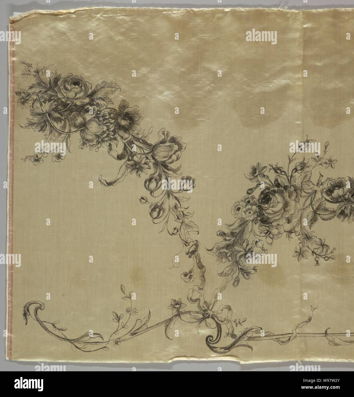 Design For Embroidery (England), ca. 1750 Stock Photo - Alamy