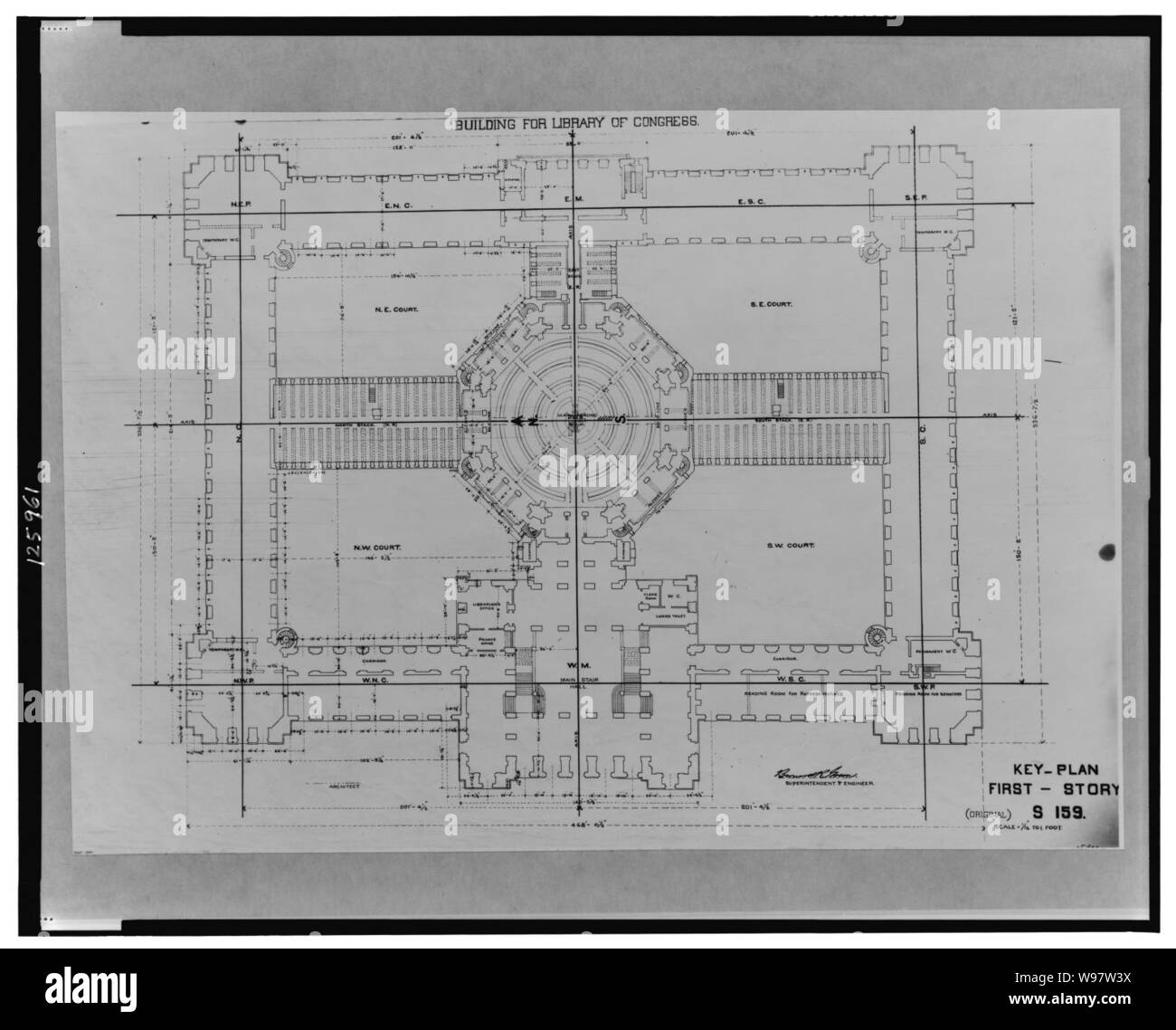 Design for Jefferson Building Stock Photo - Alamy