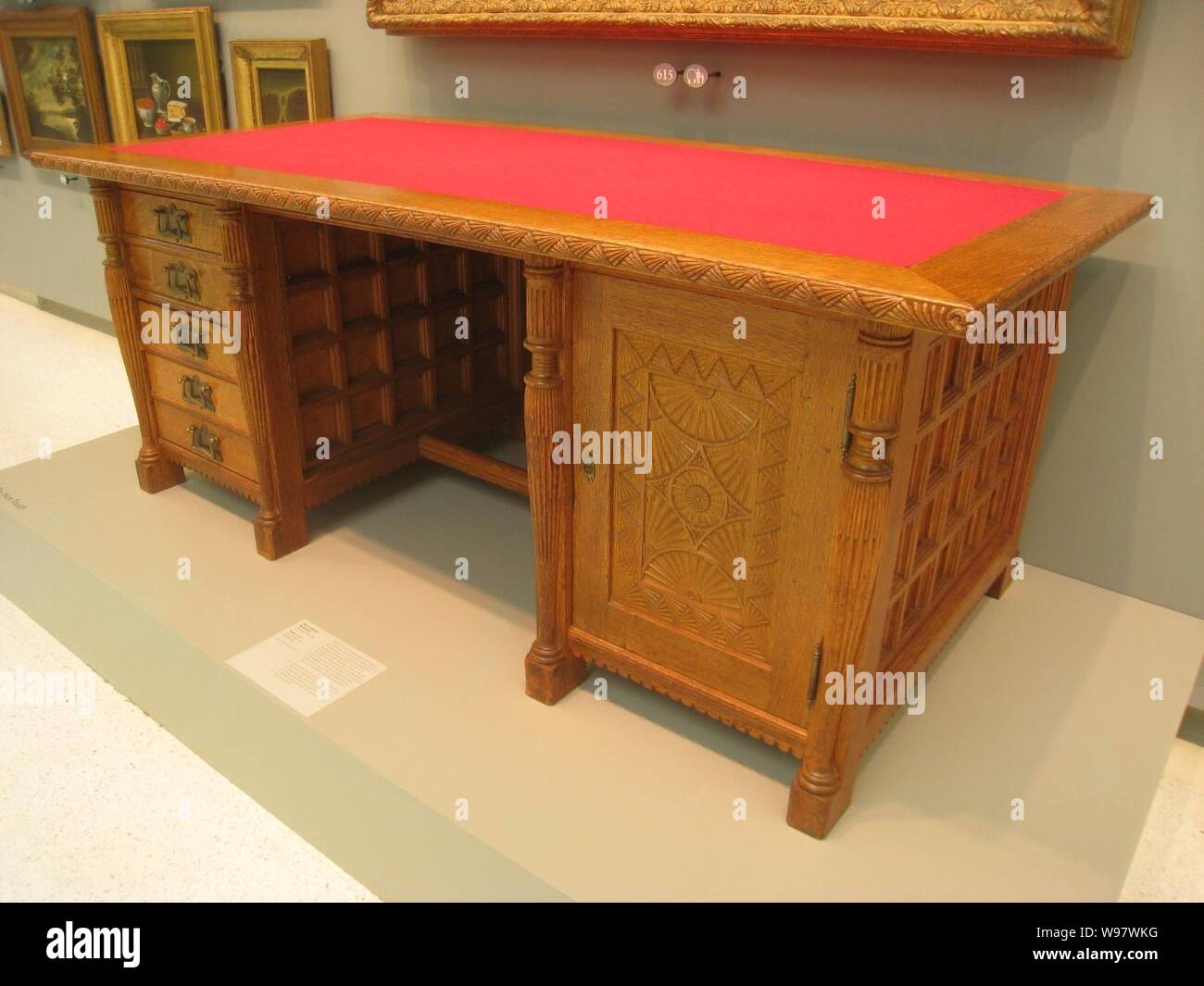 Desk, Henry Hobson Richardson, c. 1884 Stock Photo - Alamy
