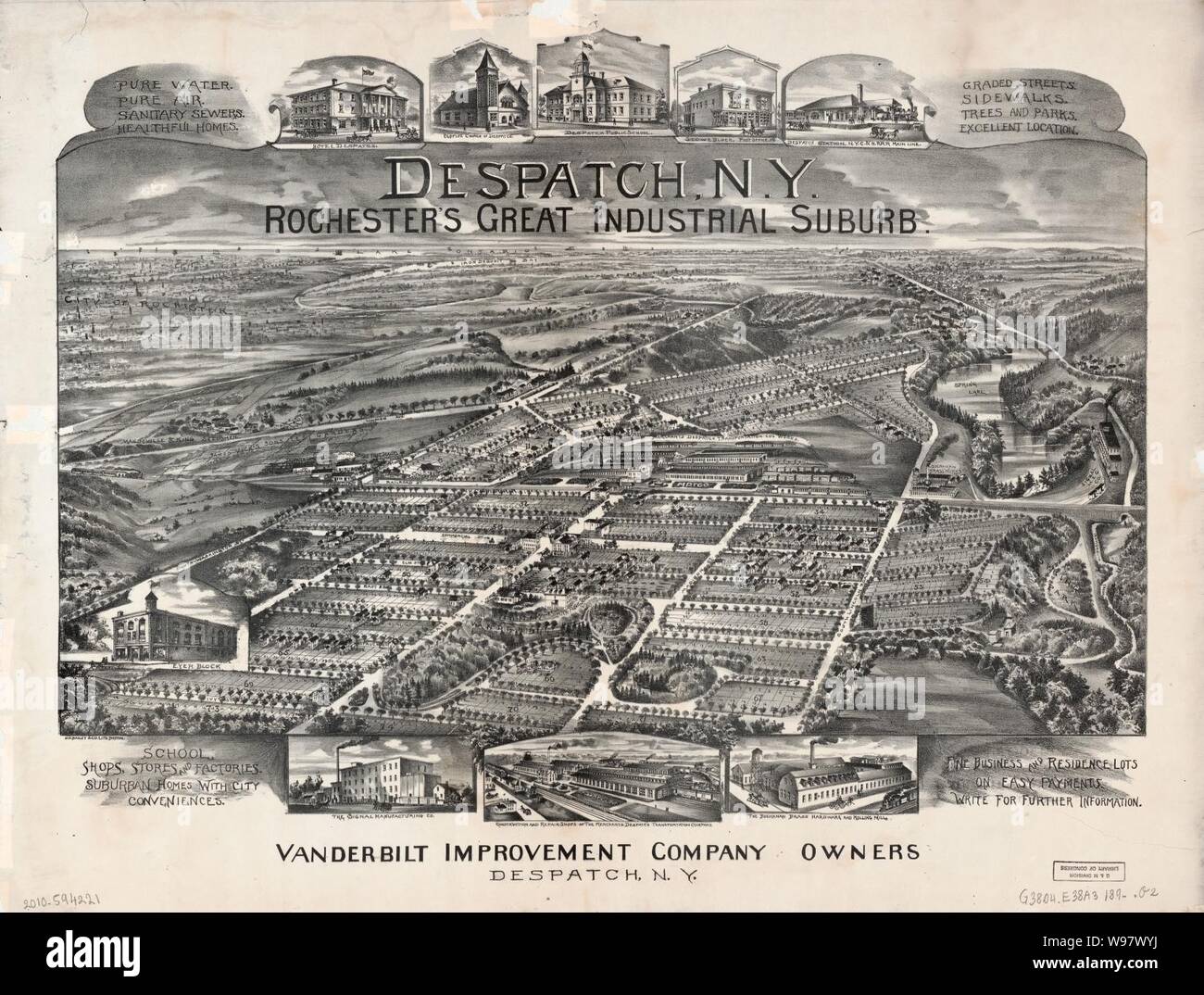 Despatch, N.Y., Rochester's great industrial suburb Stock Photo - Alamy