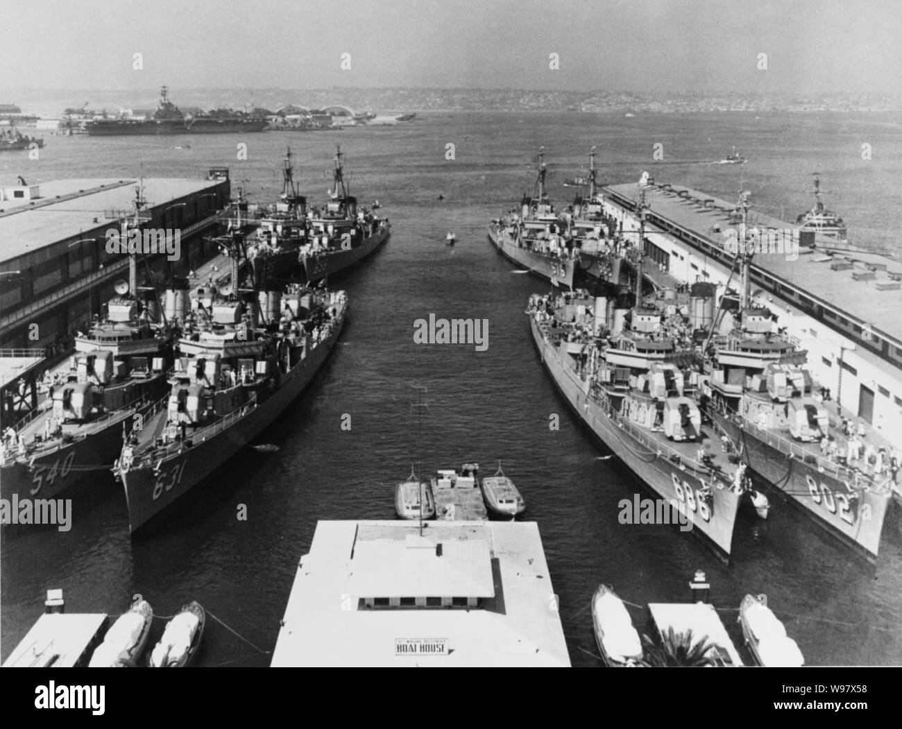 DESRON 17 at San Diego in 1955 Stock Photo - Alamy
