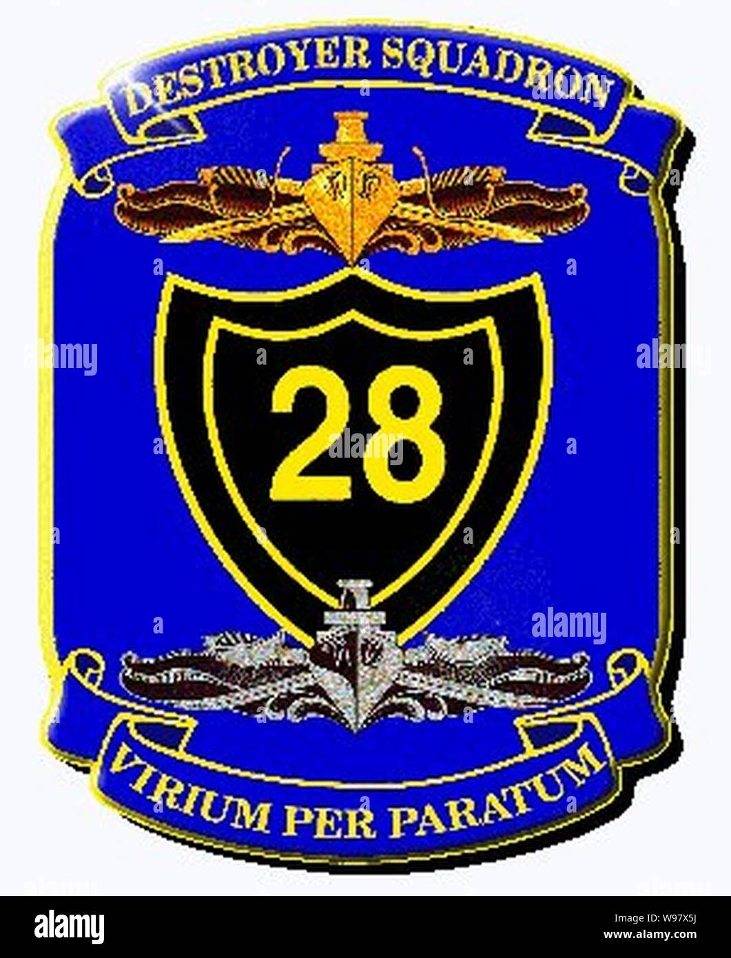 DESRON 28 Crest Stock Photo - Alamy