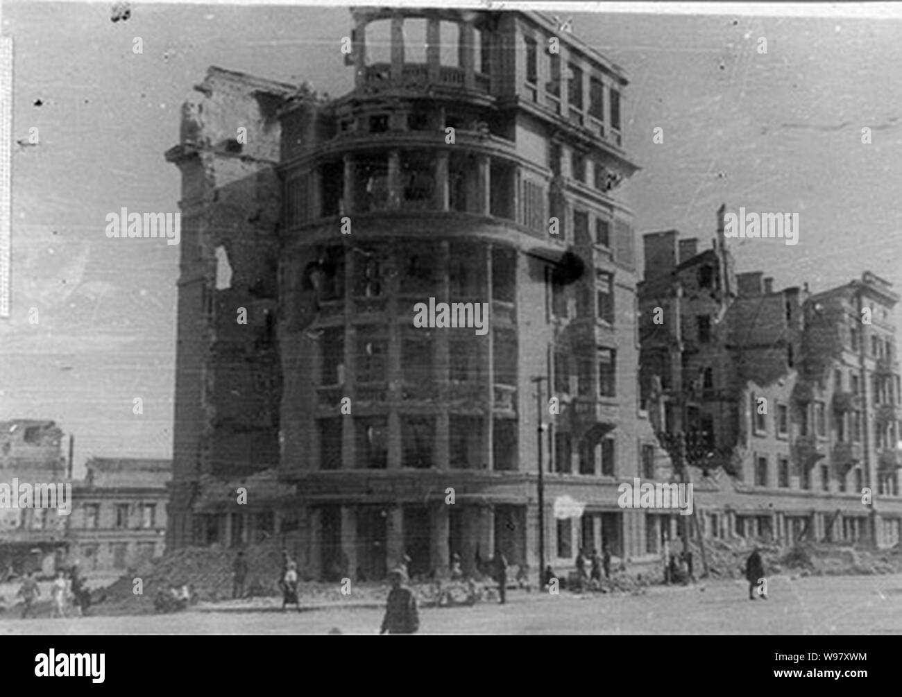 Destoyed Buildings in Stalingrad 1942 (17 Stock Photo - Alamy