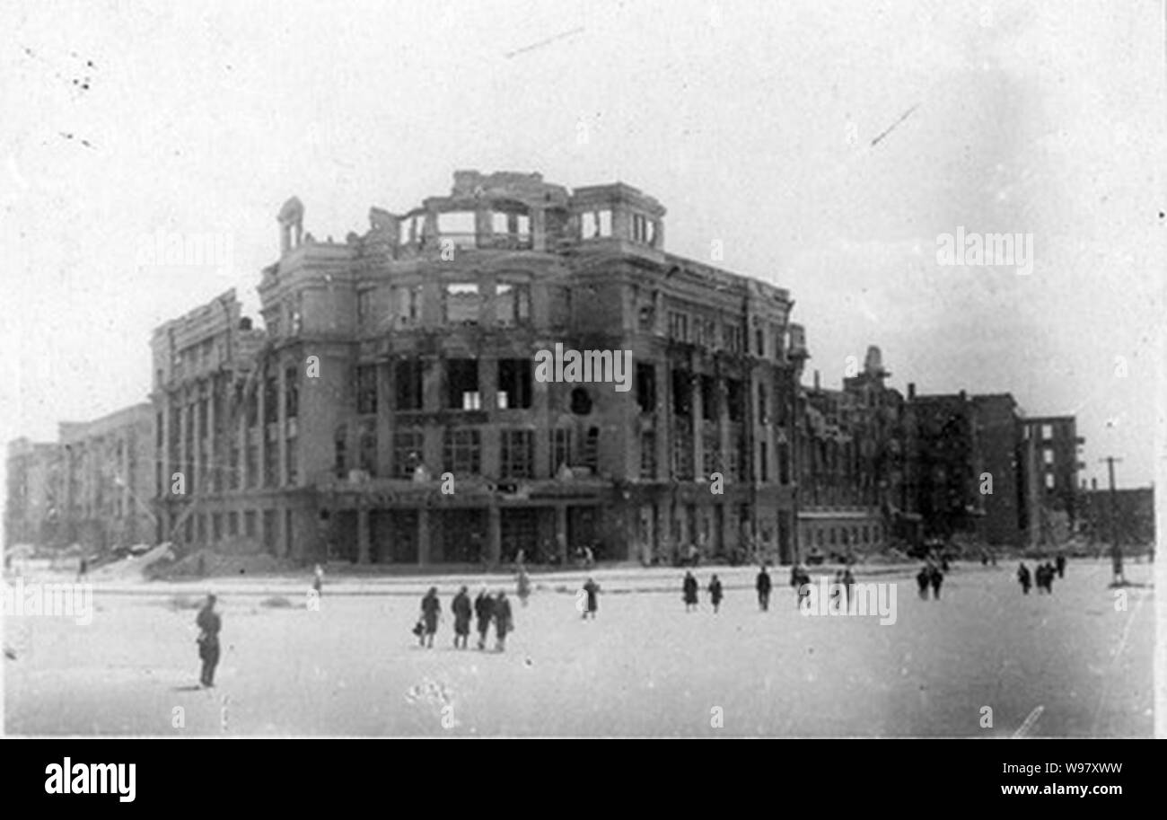 Destoyed Buildings in Stalingrad 1942 (26 Stock Photo - Alamy