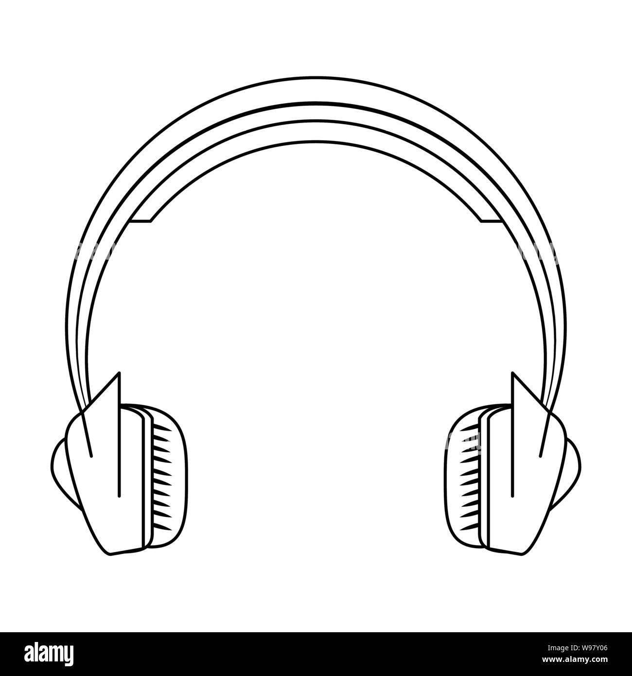 Cartoon earbud Cut Out Stock Images & Pictures - Alamy