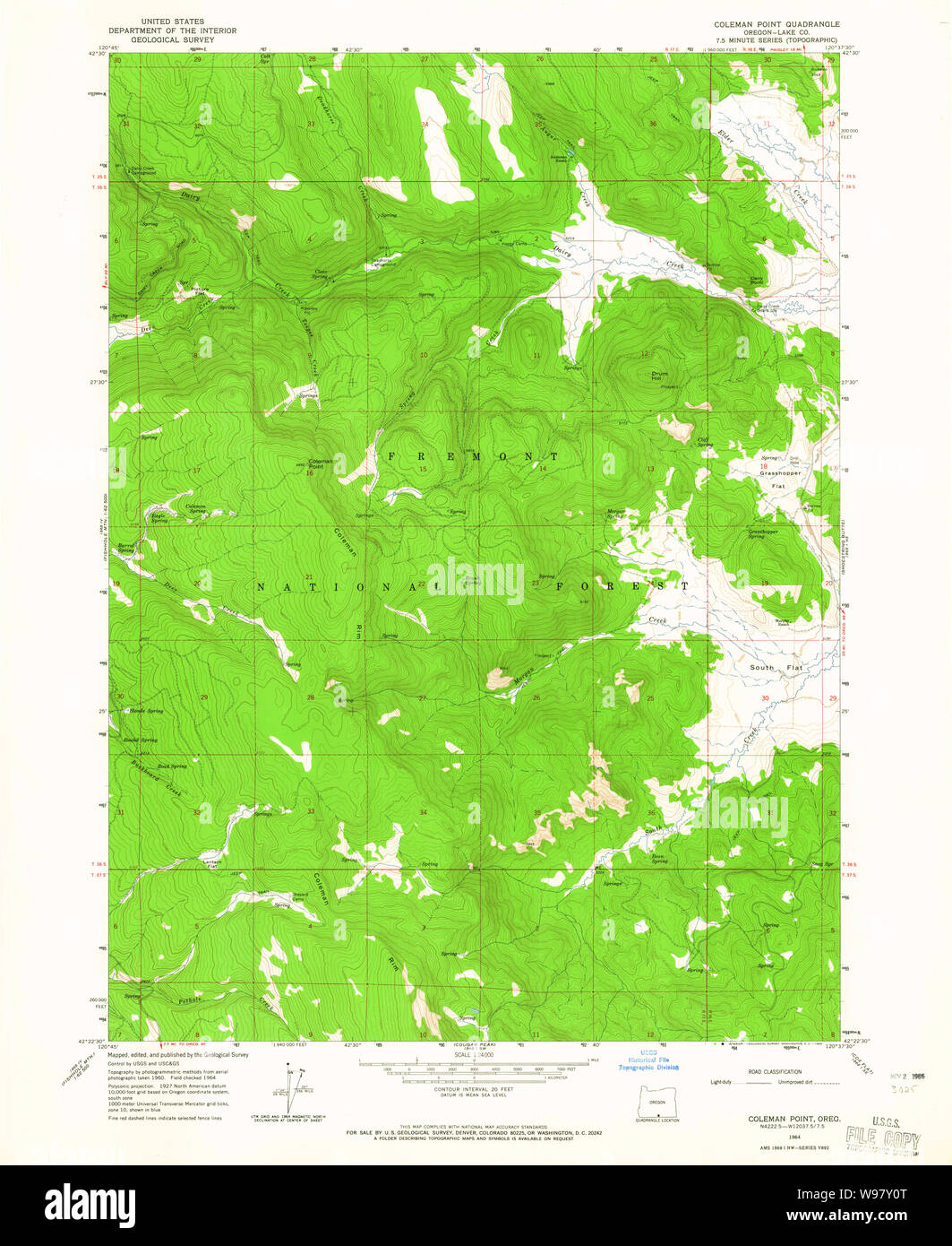 Map of coleman hi-res stock photography and images - Alamy