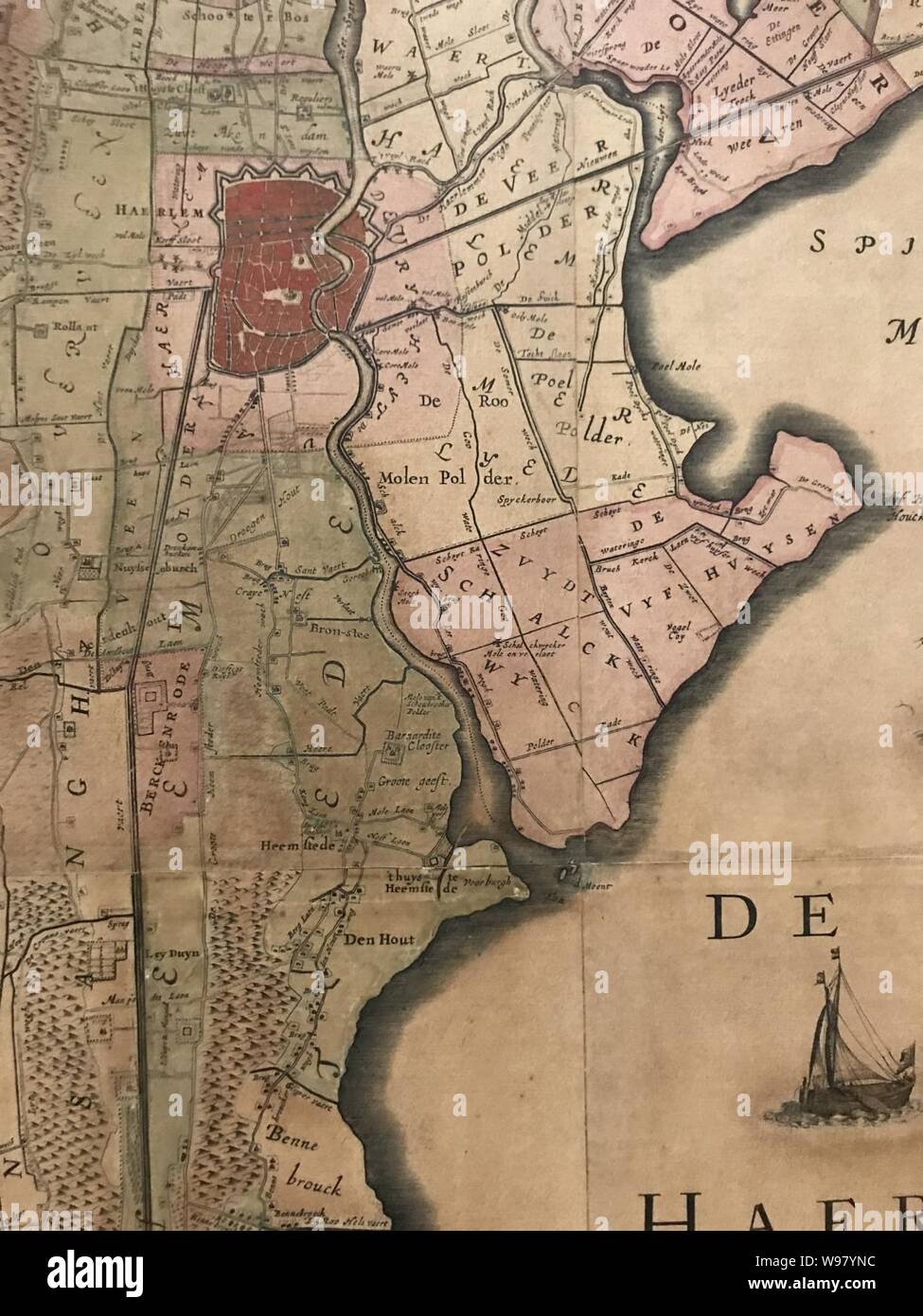 Hoogheemraadschap rijnland map hi-res stock photography and images - Alamy