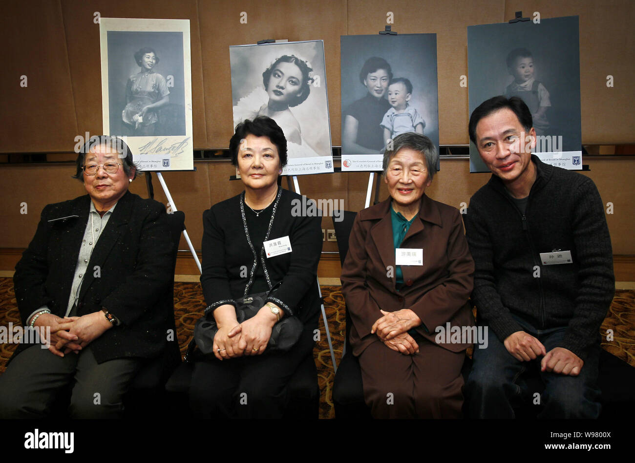 (From left) Cao Lizhen, 82, Rosa Hung or Hong Luoxia, 74, You Meiying ...