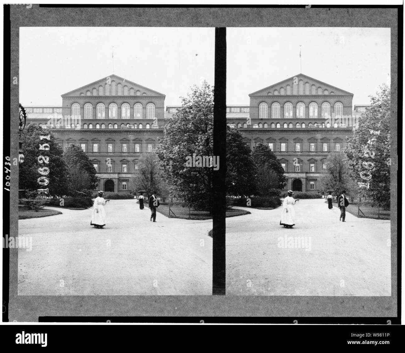 Detail of exterior of Old Pension Office Building, Washington, D.C ...
