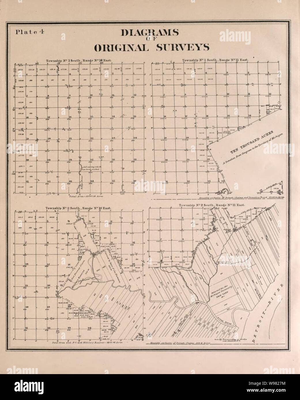 Detailed official atlas of Wayne County, Michigan - containing general ...