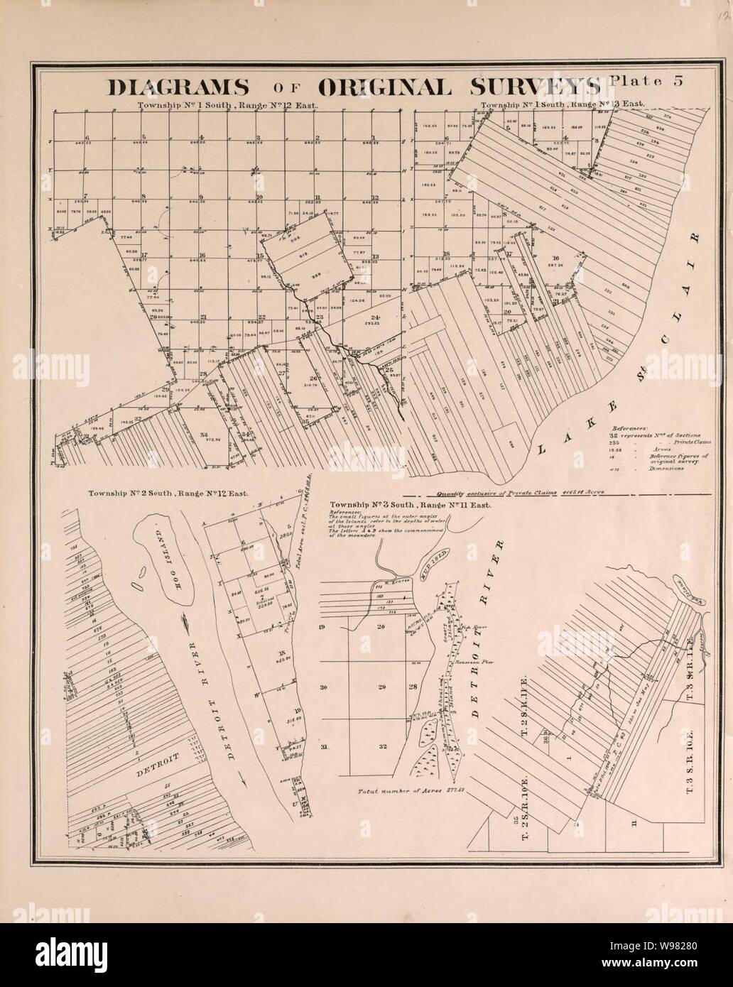 Detailed official atlas of Wayne County, Michigan - containing general ...