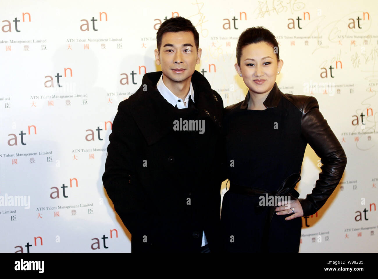 Chinese actor Chiu Man-Cheuk (Vincent Zhao) and his actress wife Zhang ...