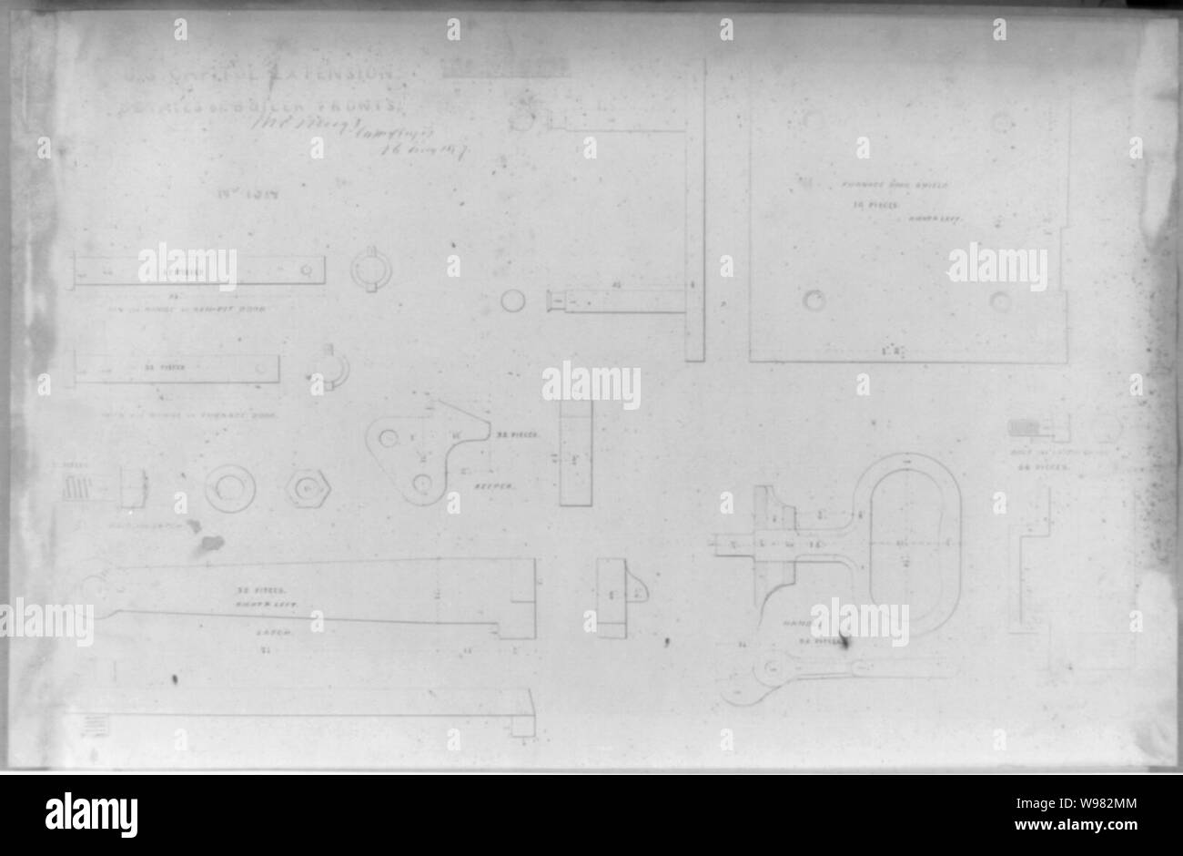 Details of boiler fronts Stock Photo - Alamy