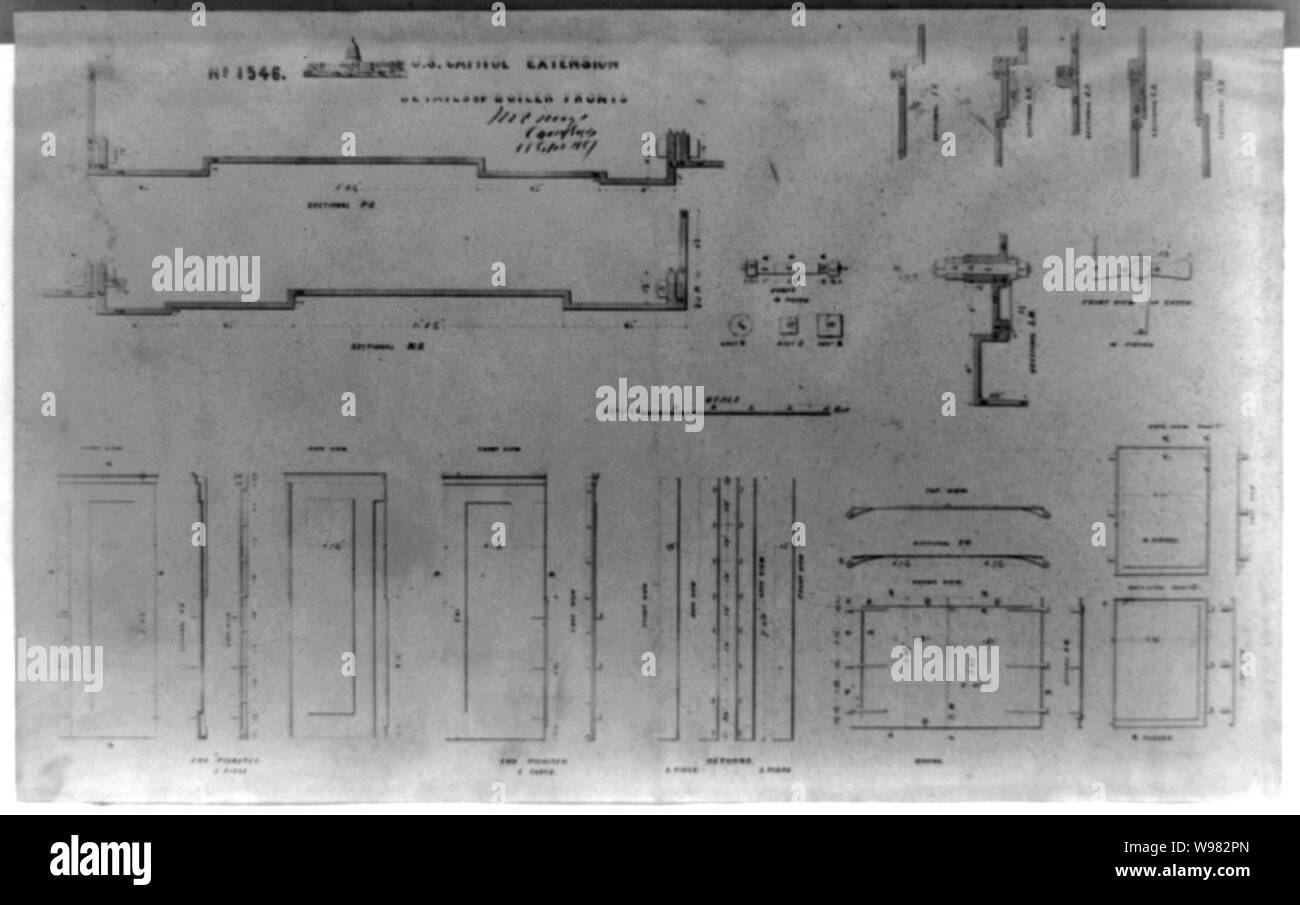 Details of boiler fronts Stock Photo - Alamy