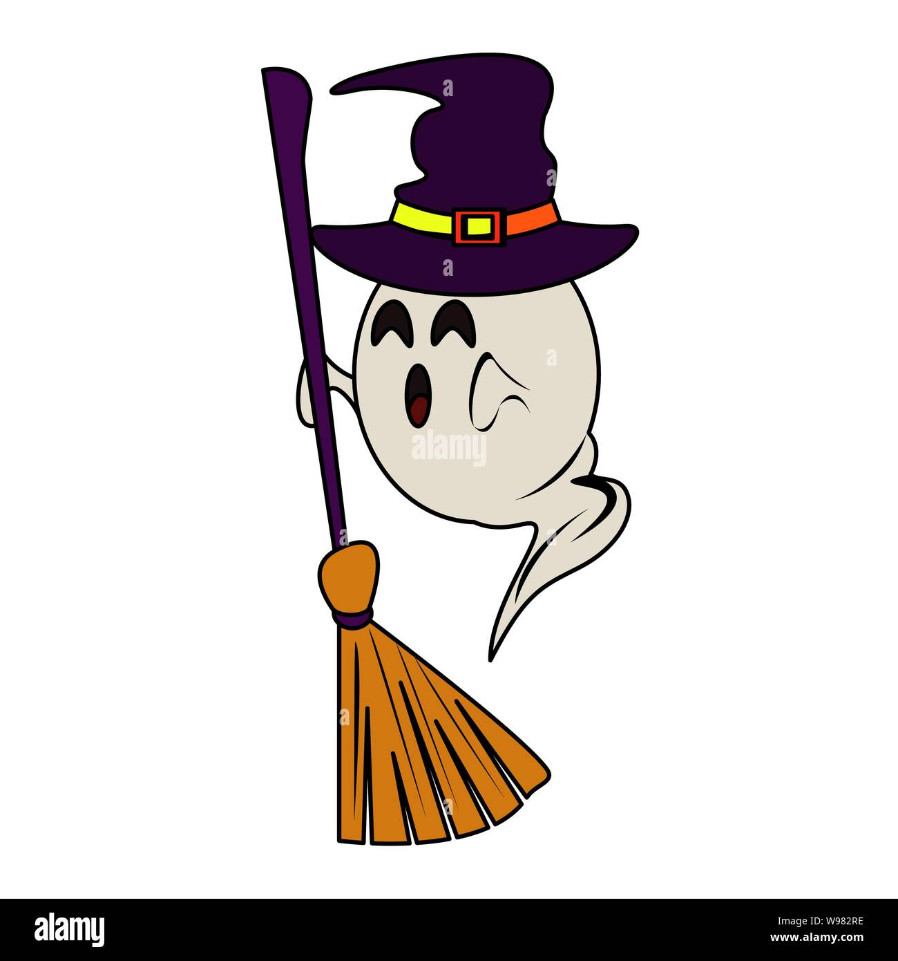 halloween october scary celebration cartoon Stock Vector Image & Art ...