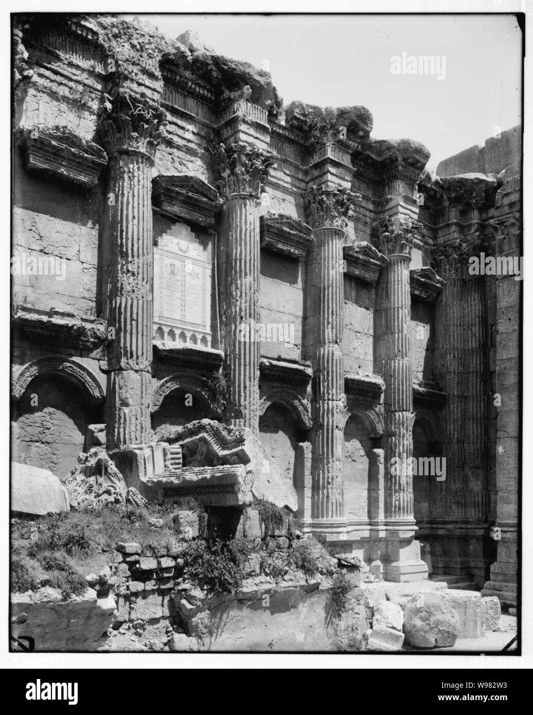Details of Ger. Emp. (i.e., German Emperor plaque, Temple of Bacchus ...
