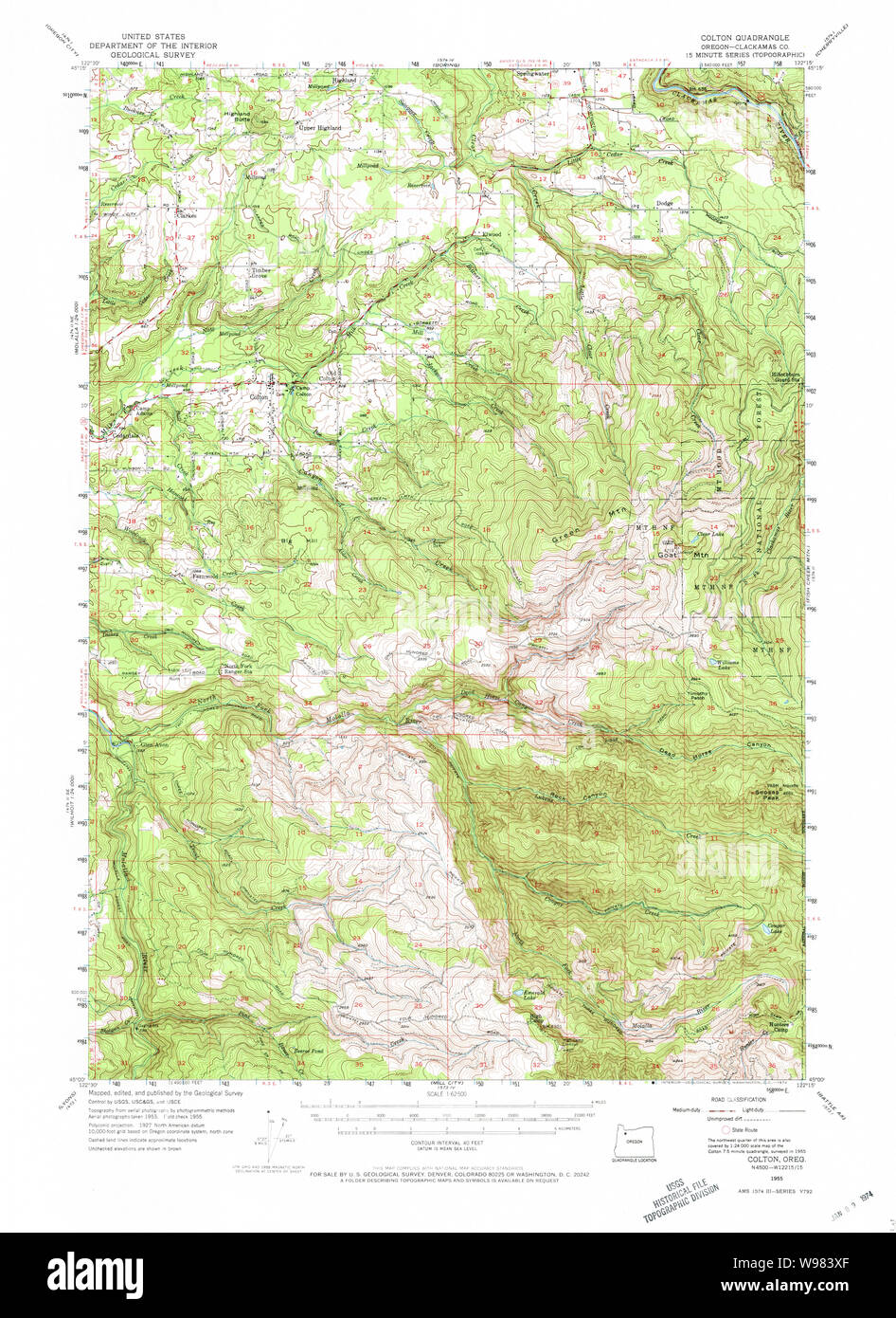 Colton oregon hi-res stock photography and images - Alamy